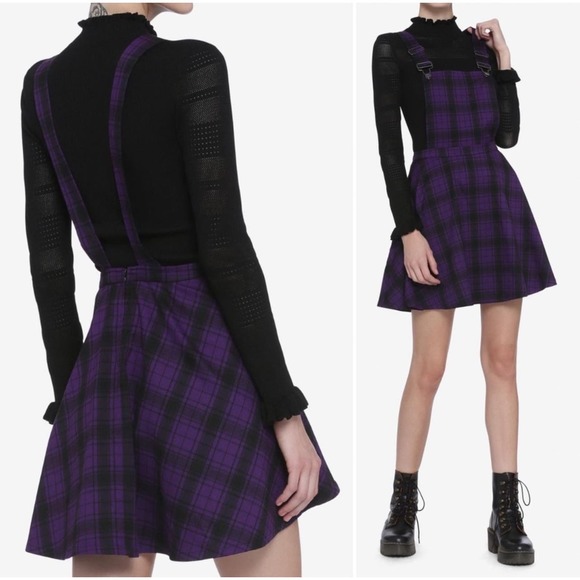 Hot Topic | Pants & Jumpsuits | Hot Topic Skirtall Overalls Womens ...